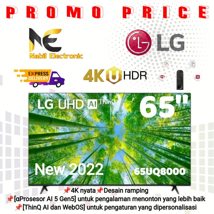 Jual LG 65UQ8000 LED 65 INCH SMART TV UHD 4K NEW 2022 - Kota Tangerang ...