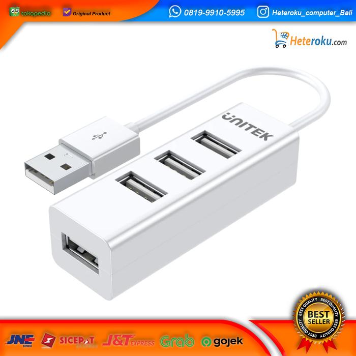 Jual USB HUB 4 Port UNITEK Y2146 USB-A 2.0 Panjang Kabel 11cm - White ...