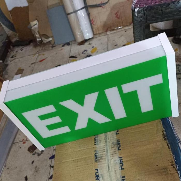 Jual Lampu emergency Exit neon Box LED - Jakarta Barat - Berkat Cahaya ...