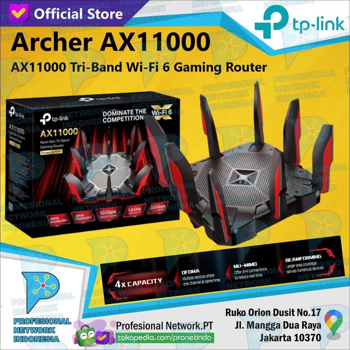 Promo TP-LINK ARCHER AX11000 Tri-Band Wi-Fi 6 Gaming Router tplink ax ...