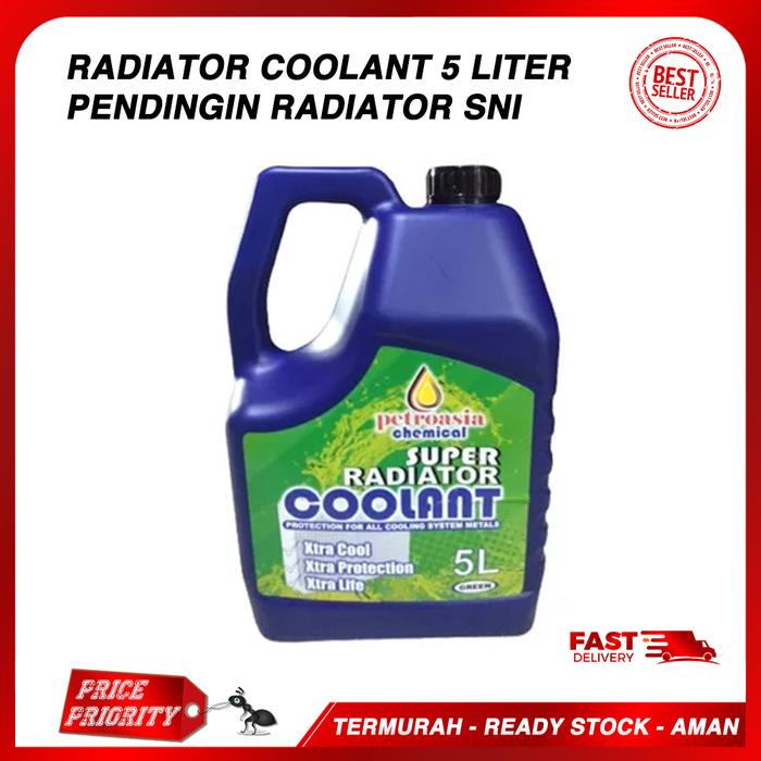 Jual Air Raditor Mobil 5 LITER Anti Karat / Radiator Coolant PETROASIA ...