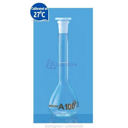 Jual Volumetric Flask Plastic Stopper Clear Labu Ukur Takar 100 ml Borosil - Jakarta Utara - Lab ...