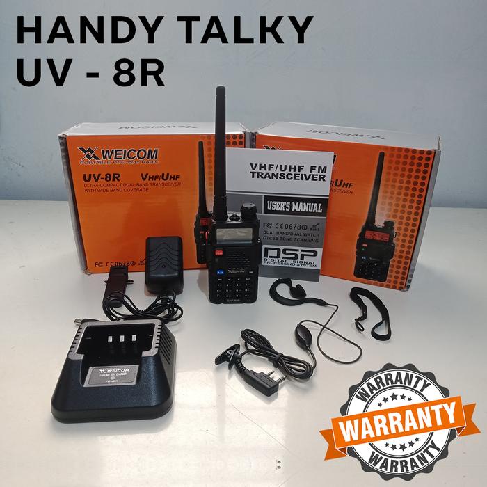 Jual Weicom UV - 8R Handy Talky - HT Weicom Dual Band Frekuensi VHF & UHF - Kota Bandung ...