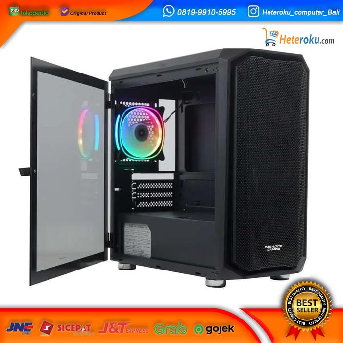 Jual Casing PARADOX GAMING PISTON Black - Non PSU - Kota Denpasar ...
