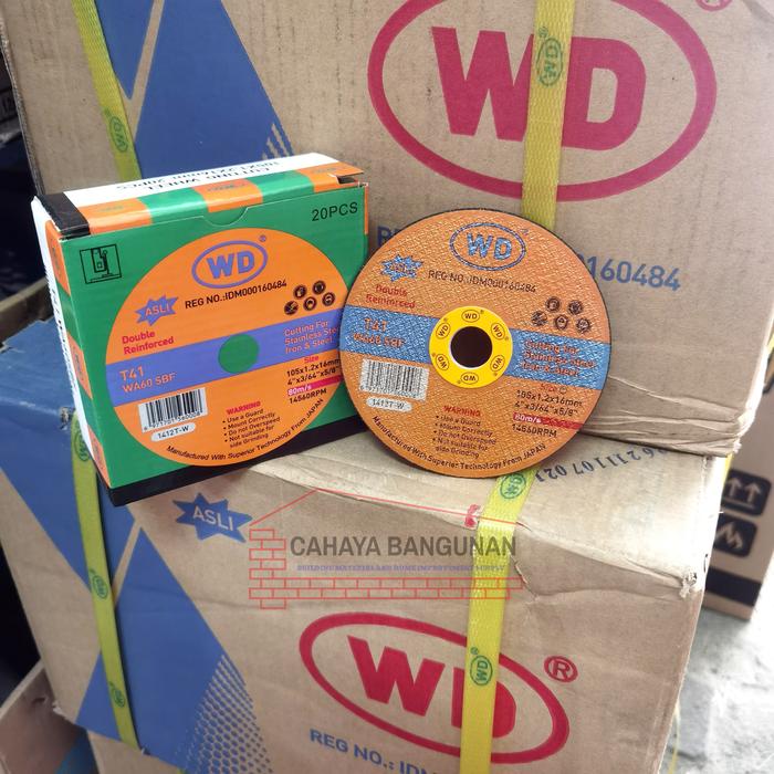 Jual Batu Mata Gerinda Gurinda Potong Metal Cutting Besi Tipis WD 4 ...