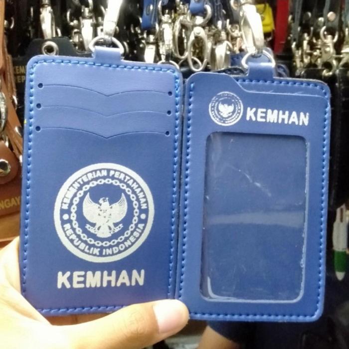 Jual Name tag Id Card/ Tempat Id Card Logo Kemhan Terbaru - Biru ...