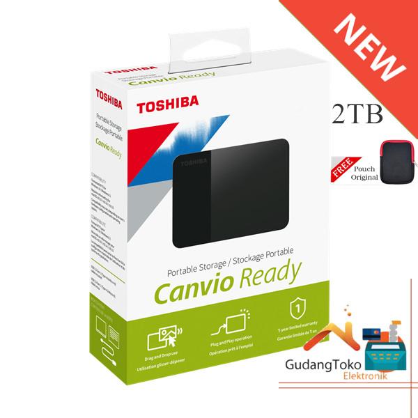 Jual Toshiba Canvio Basic 2TB HD HDD Hardisk Harddisk Eksternal Bonus Bag - Jakarta Barat - TOKO ...