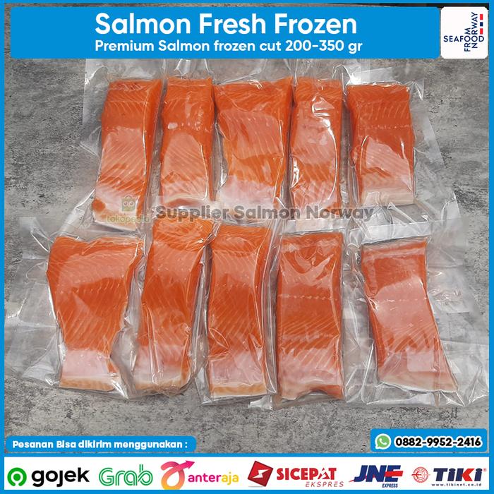 Jual Salmon Fillet Ikan Salmon Fillet Beku Frozen cut 200 -250 gr ...