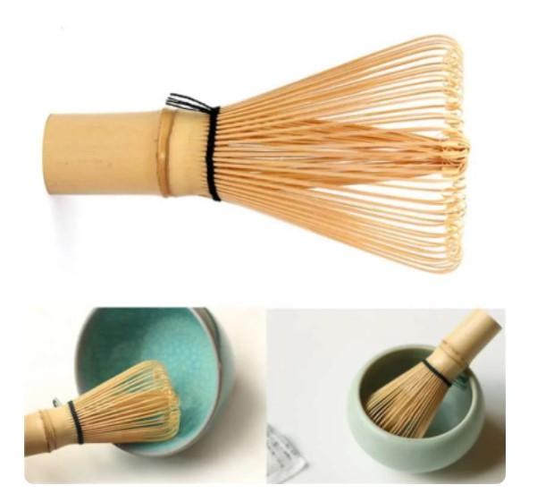 Jual Pengaduk Bubuk Matcha Green Tea Powder Stirer Bamboo Whisk Kocokan ...