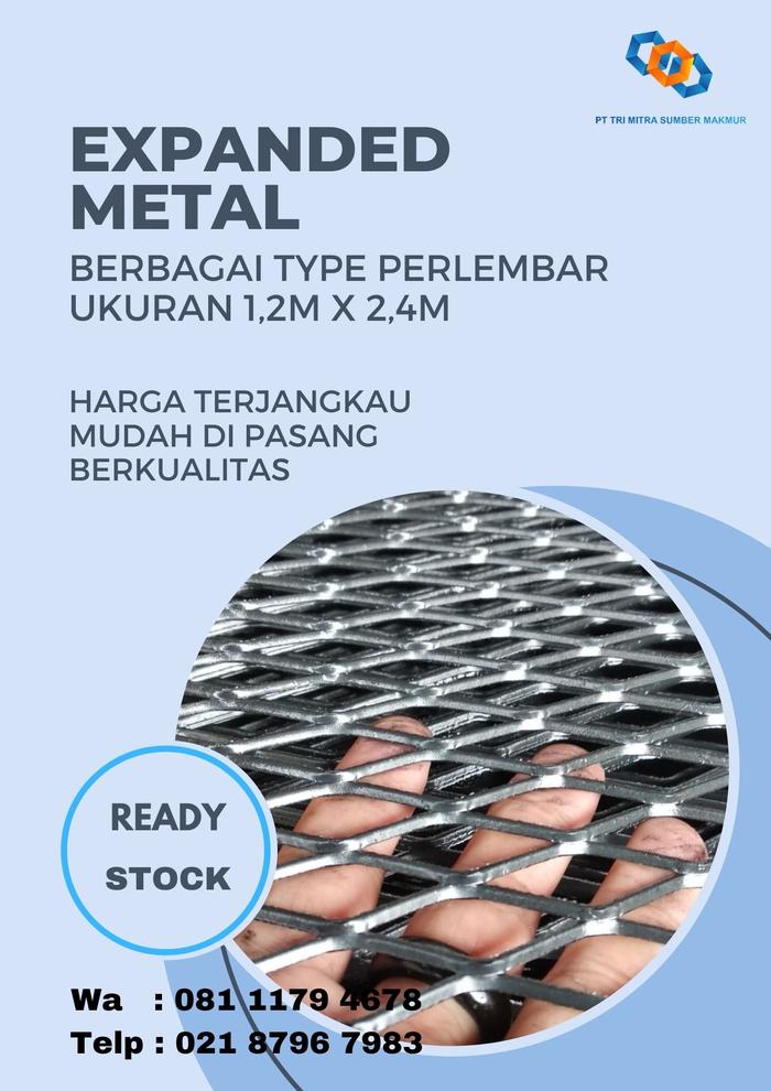 Jual EXPANDED METAL BERKUALITAS PERLEMBAR UKURAN 1.2M X 2.4M - Kab ...