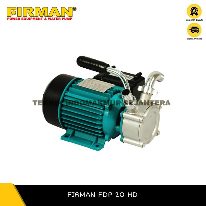 Jual Pompa Cairan Kental Solar Minyak Oli Firman FDP-20 HD Oil Pump ...