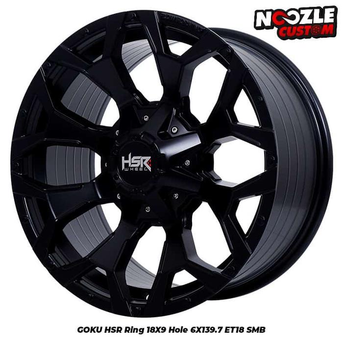 Jual Velg R18 Mobil Fortuner Pajero HSR GOKU XH640 Ring 18 Black - Kab ...