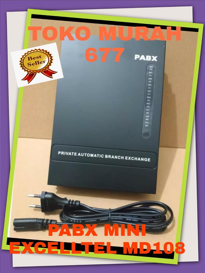Jual PABX MINI EXCELLTEL MD 108 ( Kap 1 Line, 8 Extension ) - Jakarta ...