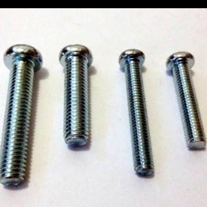 Jual Baut JP Kepala Obeng Plus M4 Panjang 1 cm Screw Galvanis Baut ...
