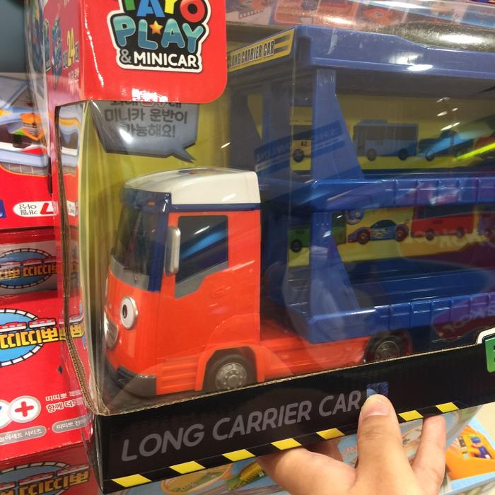 Jual Tayo Play Minicar Long Carrier Muat 24 Mobil Original Iconix Korea ...