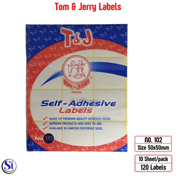 Jual Tom & Jerry Label Ukuran Sedang No.102,104,105,107,122,123,129 ...