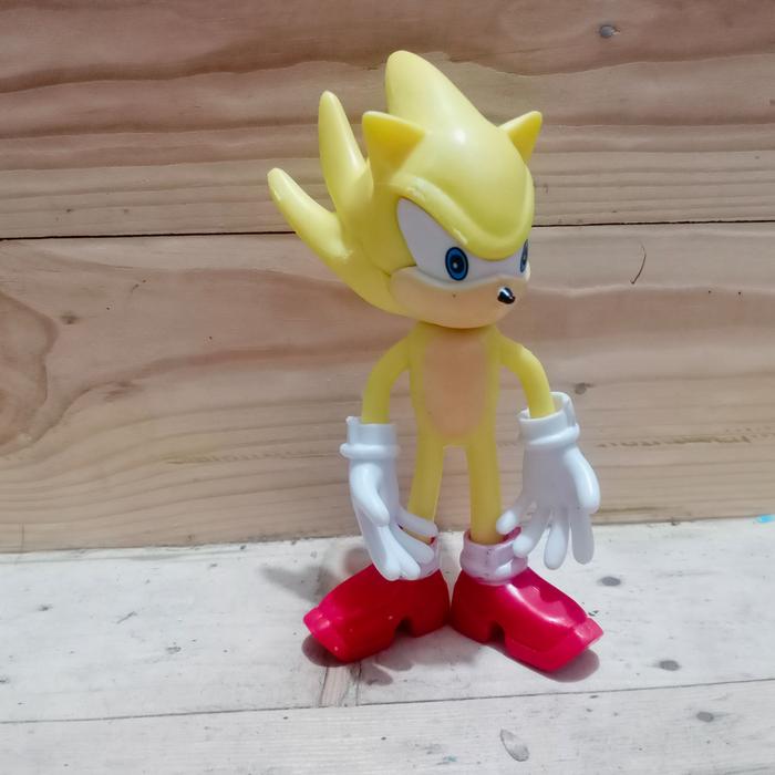 Jual figure super sonic the hedgehog golden sonic hyper sonic - Kab ...