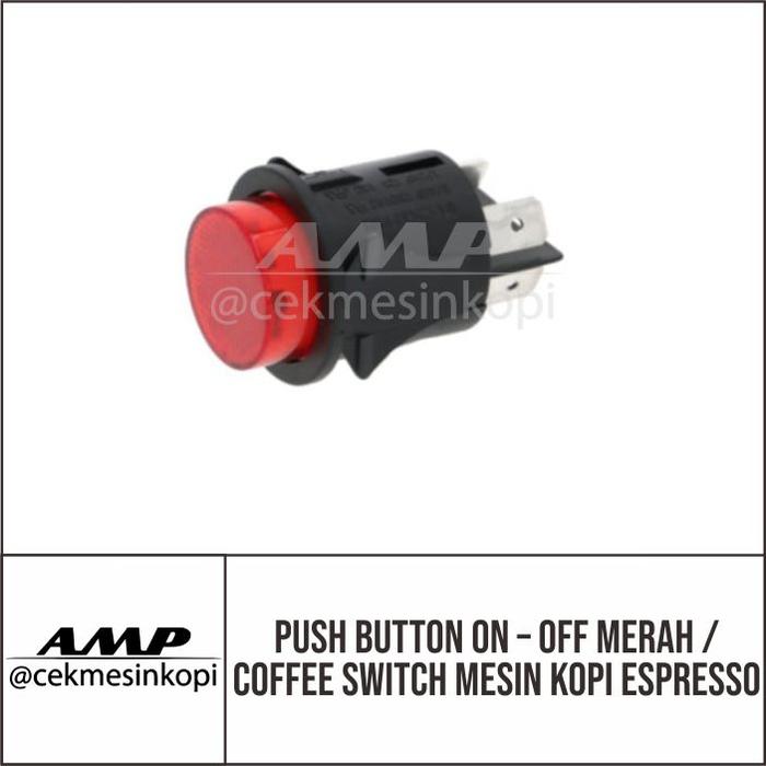 Jual Push Button On – Off Merah / Coffee Switch Mesin Kopi Espresso ...