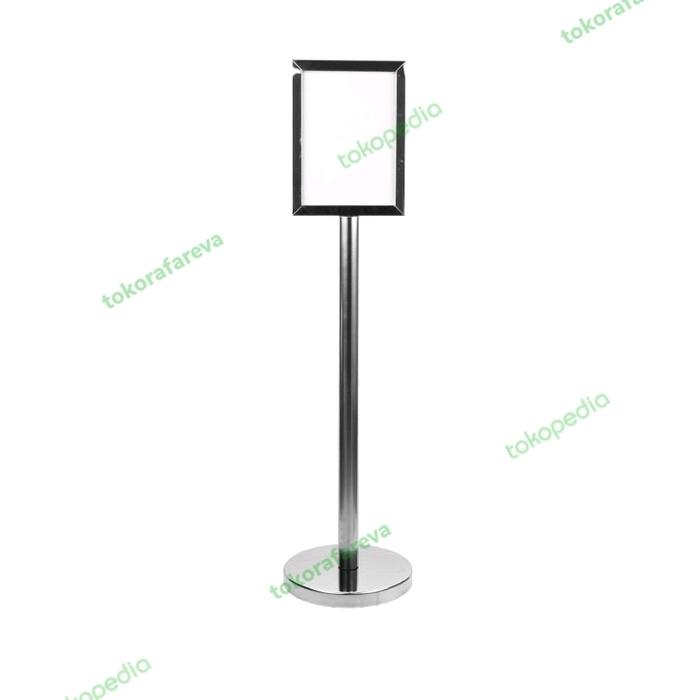 Jual Papan informasi/ pengumuman Sign Board A4 stainless steel krisbow ...