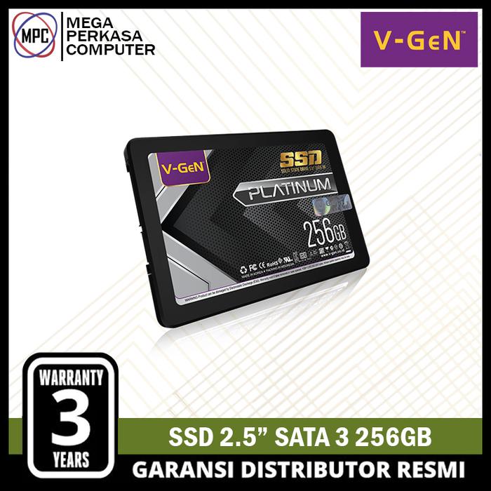 Jual SSD V-GeN 256GB SATA 3 Solid State Drive 2.5" Inch Resmi - Kab ...