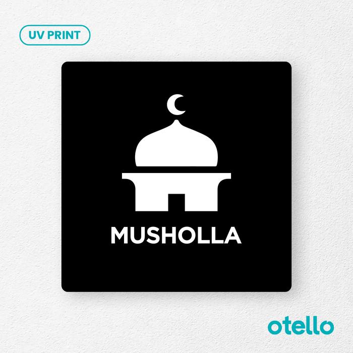 Jual Musholla Sign Board Akrilik Acrylic Signage Label Aklirik Mushola ...