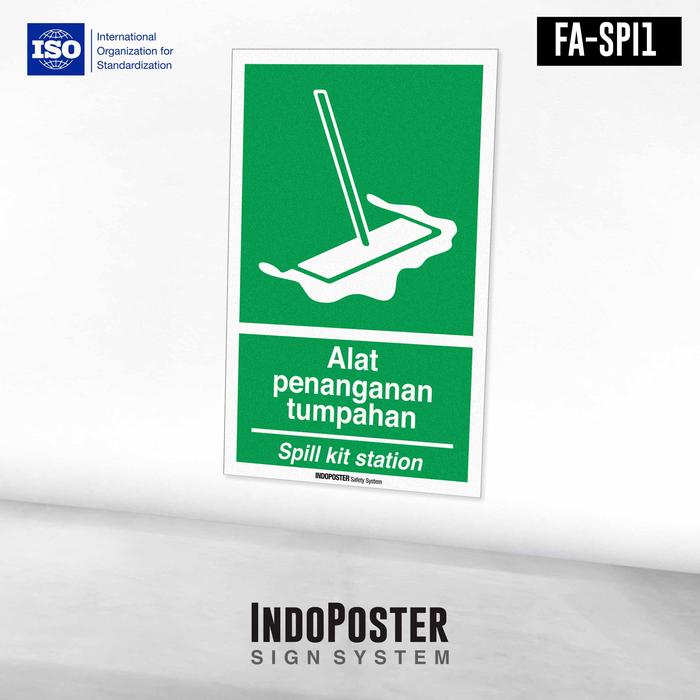 Jual Stiker safety sign K3 ISO alat penanganan tumpahan spill kit ...