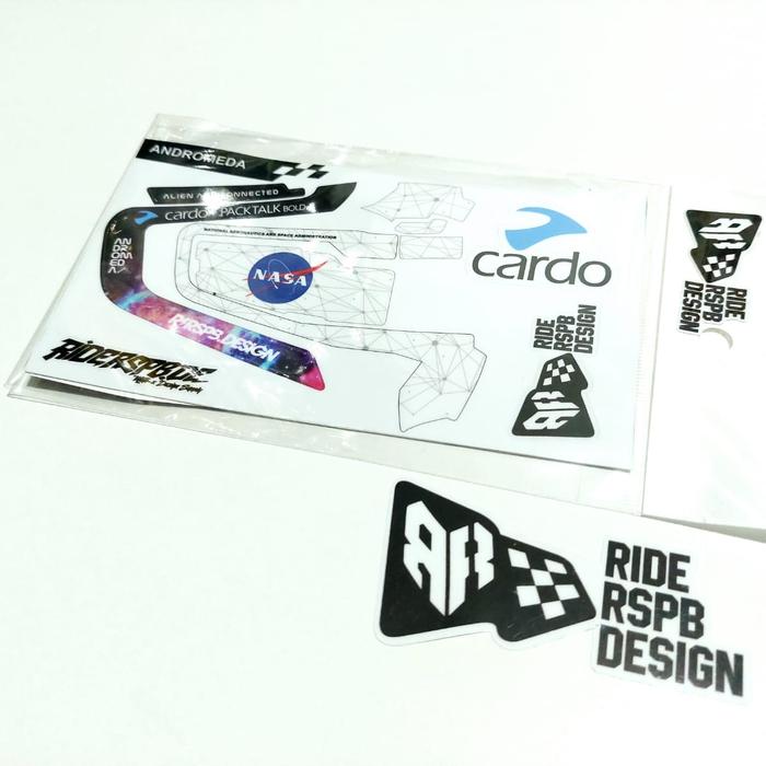 Jual STICKER GARSKIN DECAL INTERCOM CARDO PACKTALK BOLD - ANDROMEDA ...