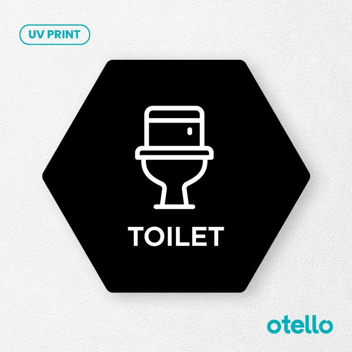 Jual Toilet Icon Kloset Signage Acrylic Sign Board Akrilik Papan Label ...