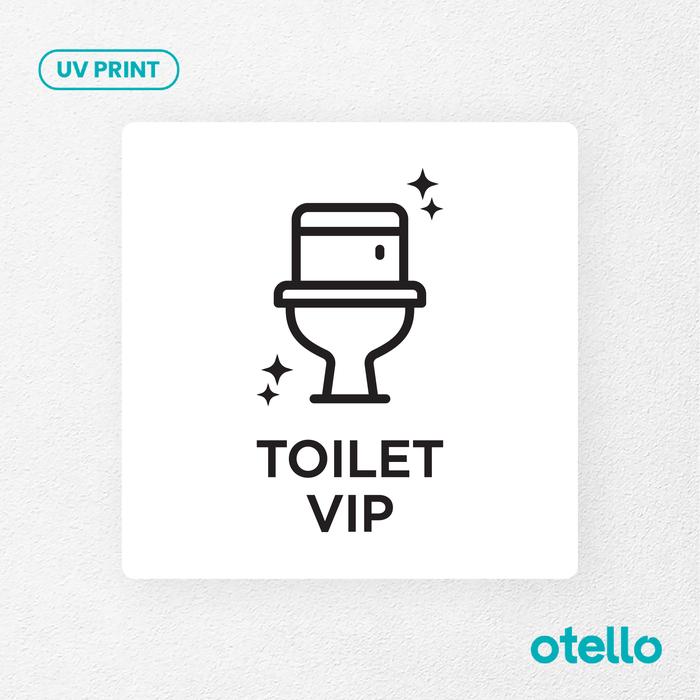 Jual Toilet VIP Signage Acrylic Sign Board Akrilik Papan Label WC ...