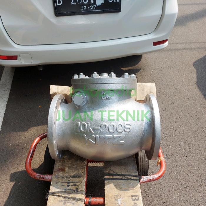 Jual check valve kitz 8" inch dn200 jis 10k sqing check valve kitz cast ...