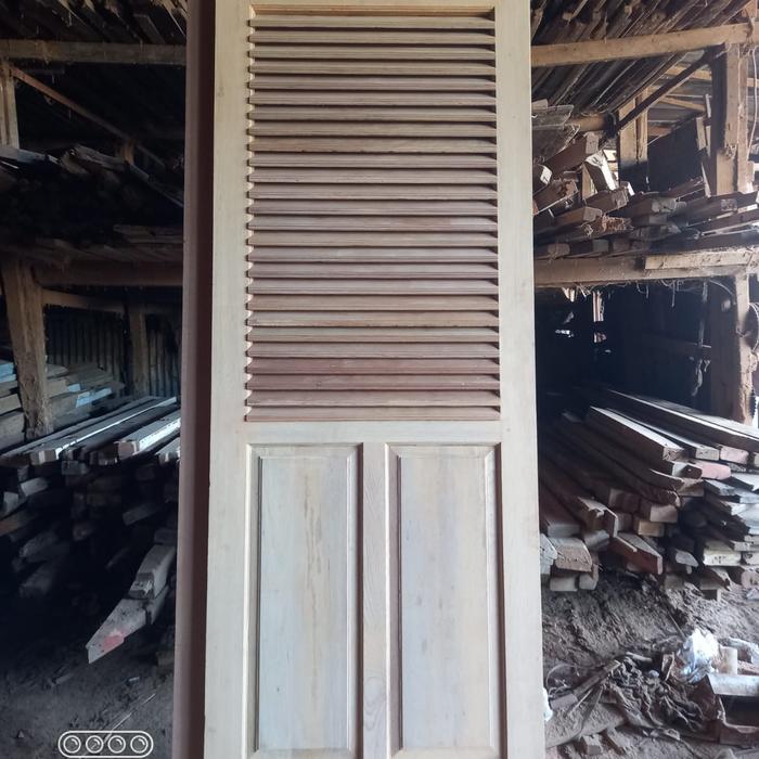 Jual pintu krepyak kayu meranti pintu model Betawian - Kota Tangerang ...