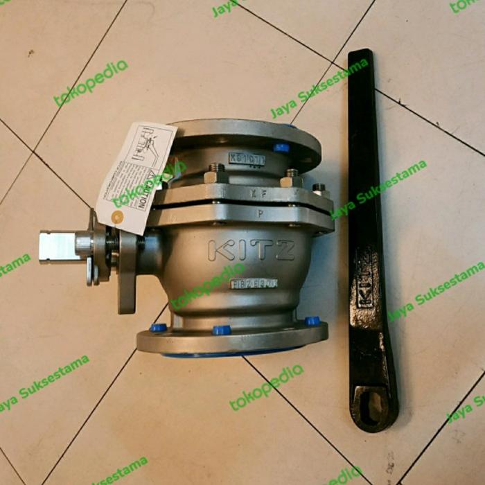Jual KITZ Ball valve Flange JIS 10K 3" Inch Stainless SS 304 DN80 SS304 - Jakarta Barat - Jaya ...