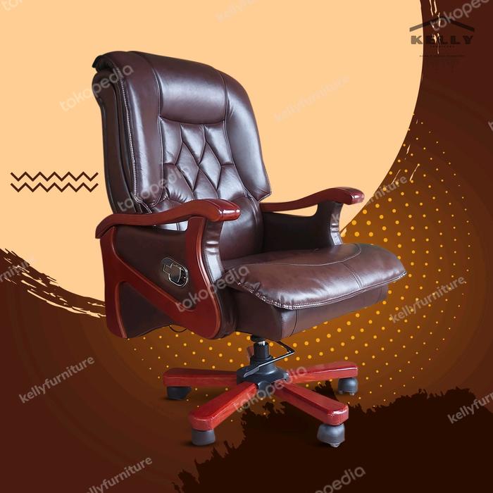 Jual kursi direktur kulit kursi kantor mewah kursi boss manager kulit ...