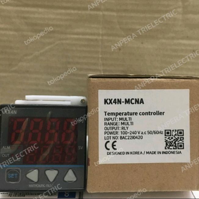 Jual TEMPERATUR CONTROLLER KXN4-MCN4 100/240VAC INPUT/OUTPUT MULTI HANYOUNG - Jakarta Barat ...
