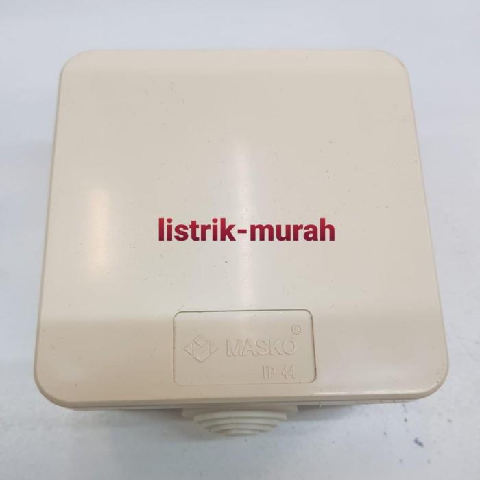 Jual Masko Doradus 83x83x45 mm Duradus Putih White DR083P Junction Box ...