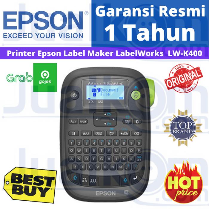 Jual Epson LW K400 Label Printer Mesin Label Maker LWK400 Alat Label ...