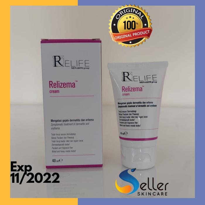 Jual Relife Relizema Cream 40mL Pelembab Atopik Eksim Alternatif ...