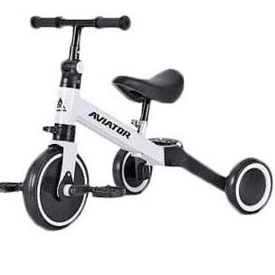 Jual Balance bike Aviator AT 7905 3 in 1 push bike tricycle A - Kuning ...