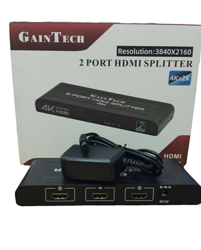 Jual SPLITTER HDMI 1-2PORT GAINTECH + ADAPTOR - Kota Surabaya ...