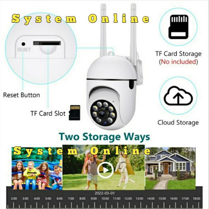 Jual Ip Camera Cctv Outdoor Cctv Wifi 360 Ptz Pan Tilt 8 Mp V380 Pro ...