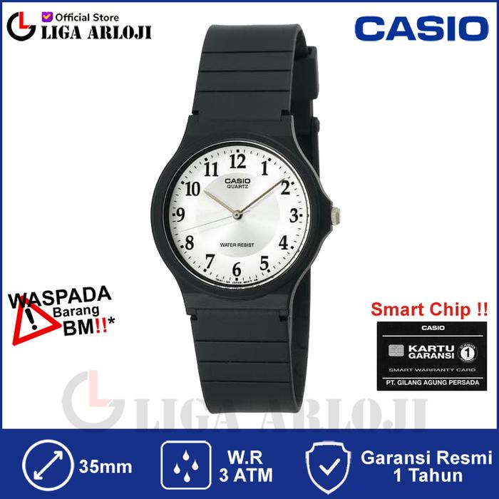 Promo CASIO MQ-24-7B3LDF - Jam Tangan Unisex - Rubber MQ24 / MQ-24-7B3 ...
