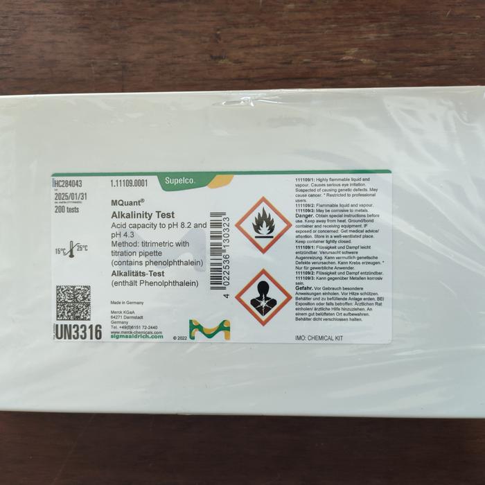 Jual MERCK MColortest™ Alkalinity Test (1.11109.0001) 200 Tests - Kota ...