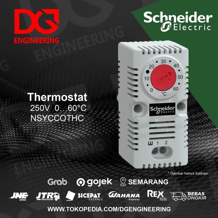 Jual Schneider Kontrol Heater atau Alarm Thermostat 0 … 60ºC NSYCCOTHC ...