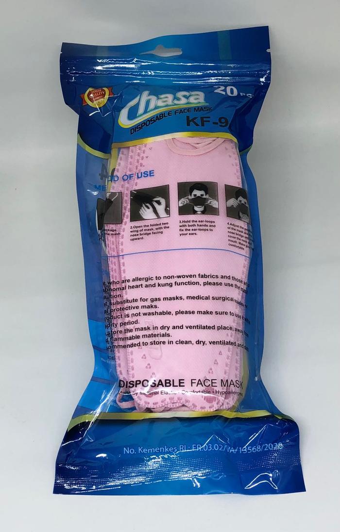 Jual TLSA PAKET MURAH 5 Pack Masker Murah Chasa Premium Earloop 3Ply ...