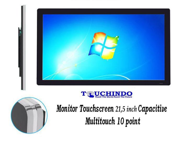 Jual Monitor Touchscreen 21.5 Inch Touchindo Capacitive Multitouch 10 ...