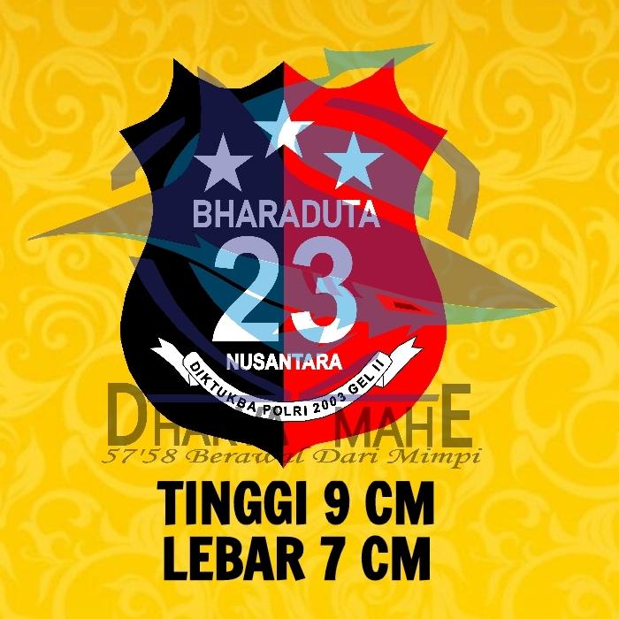 Jual Stiker Bharaduta, stiker bhayangkara dua tiga, angkatan 23 Bintara ...
