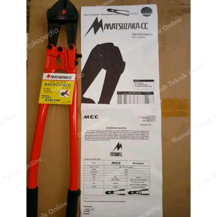 Jual Tang Potong Kawat Baut Besi Gunting Segel Beton Ukuran 30 ...