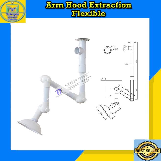 Jual Arm Hood Extraction Flexible / PP Laboratory Fume Exhausting - Kab ...