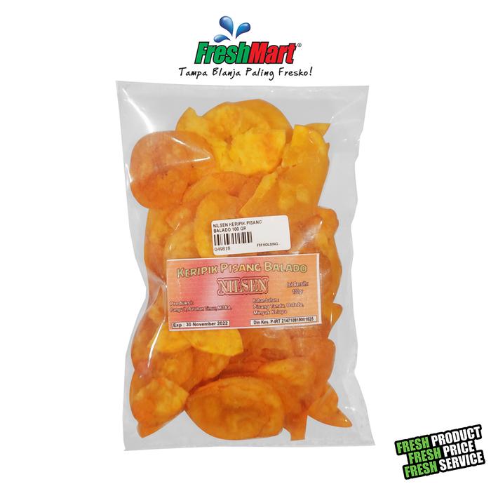Jual Keripik Pisang Balado Nilsen Snack Tradisional Manado - Kota ...