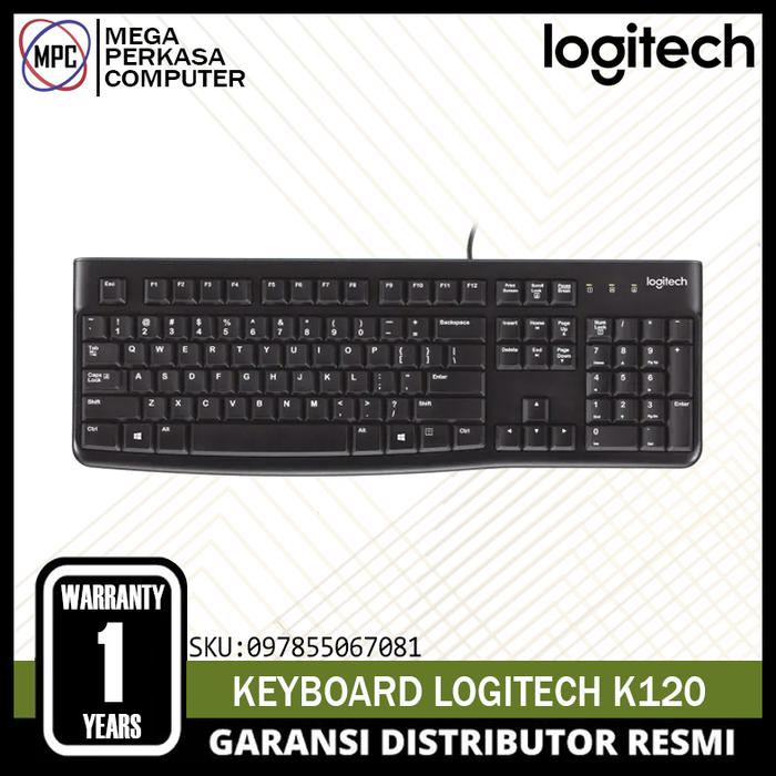 Jual keyboard USB Logitech K120 Original - Hitam - Kab. Bogor - Mega ...